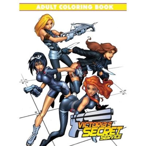 Randy Green | Other | Victorias Secret Service Adult Coloring Book ...